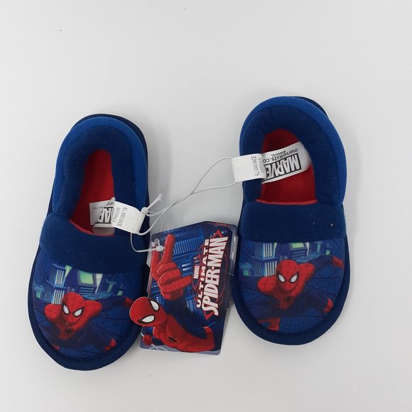 Marvel | Shoes | Nwt Marvel Ultimate Spiderman Slippers | Poshmark